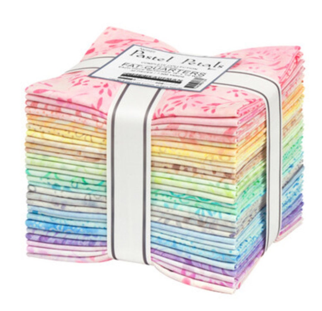 Artisan Batiks Pastel Petals Fat Quarter Bundle by Lunn Studios - 30 ...