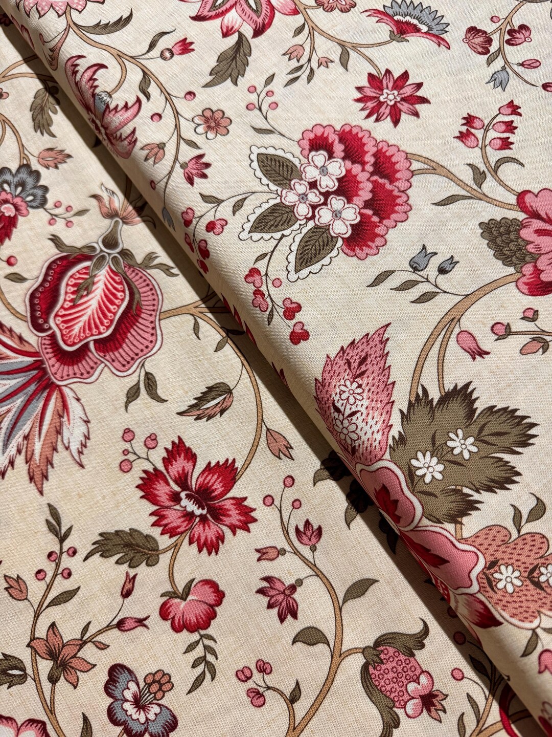 Antoinette - Florals Pearl Cecile Fabric by French General - Cotton ...