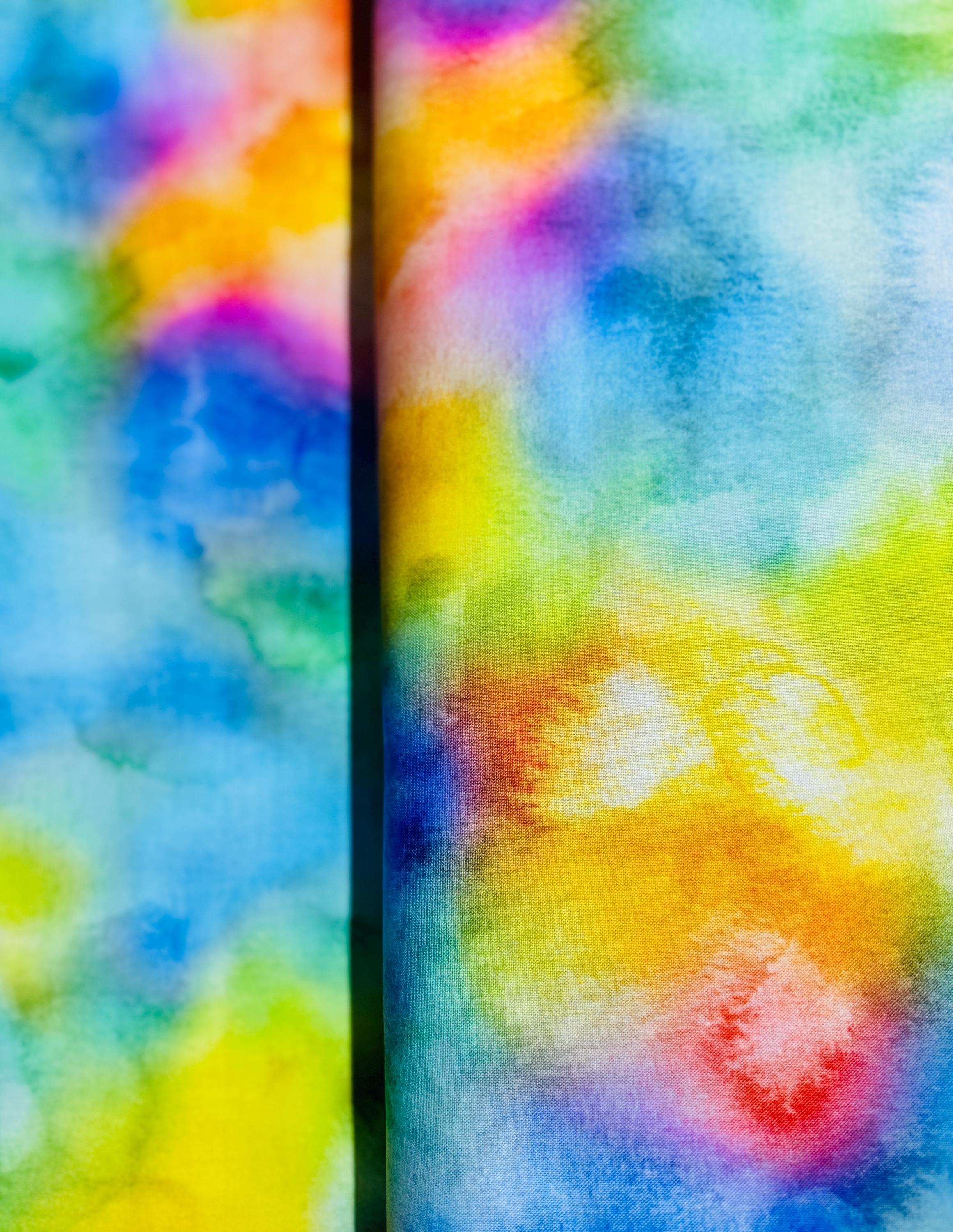Painted Prism - Rainbow - Digital Print - Cotton Fabric - Etsy