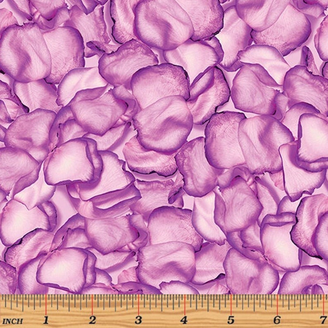 Bloom With a View - Petal Pushers Violet Fabric by Maria Kalinowski ...
