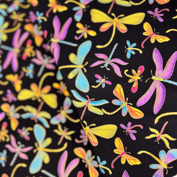 Dragonfly Fabric - Etsy