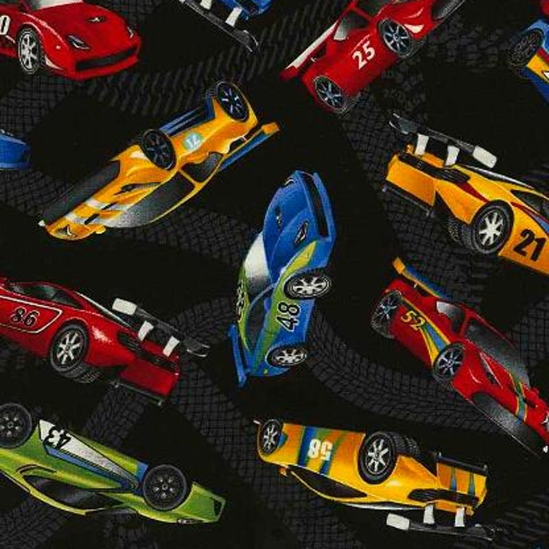 Classic Car Fabric - Etsy