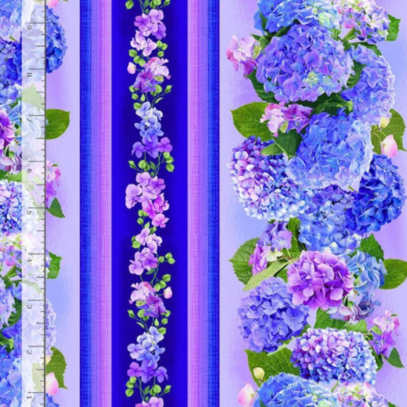 Hydrangea Fabric - Etsy