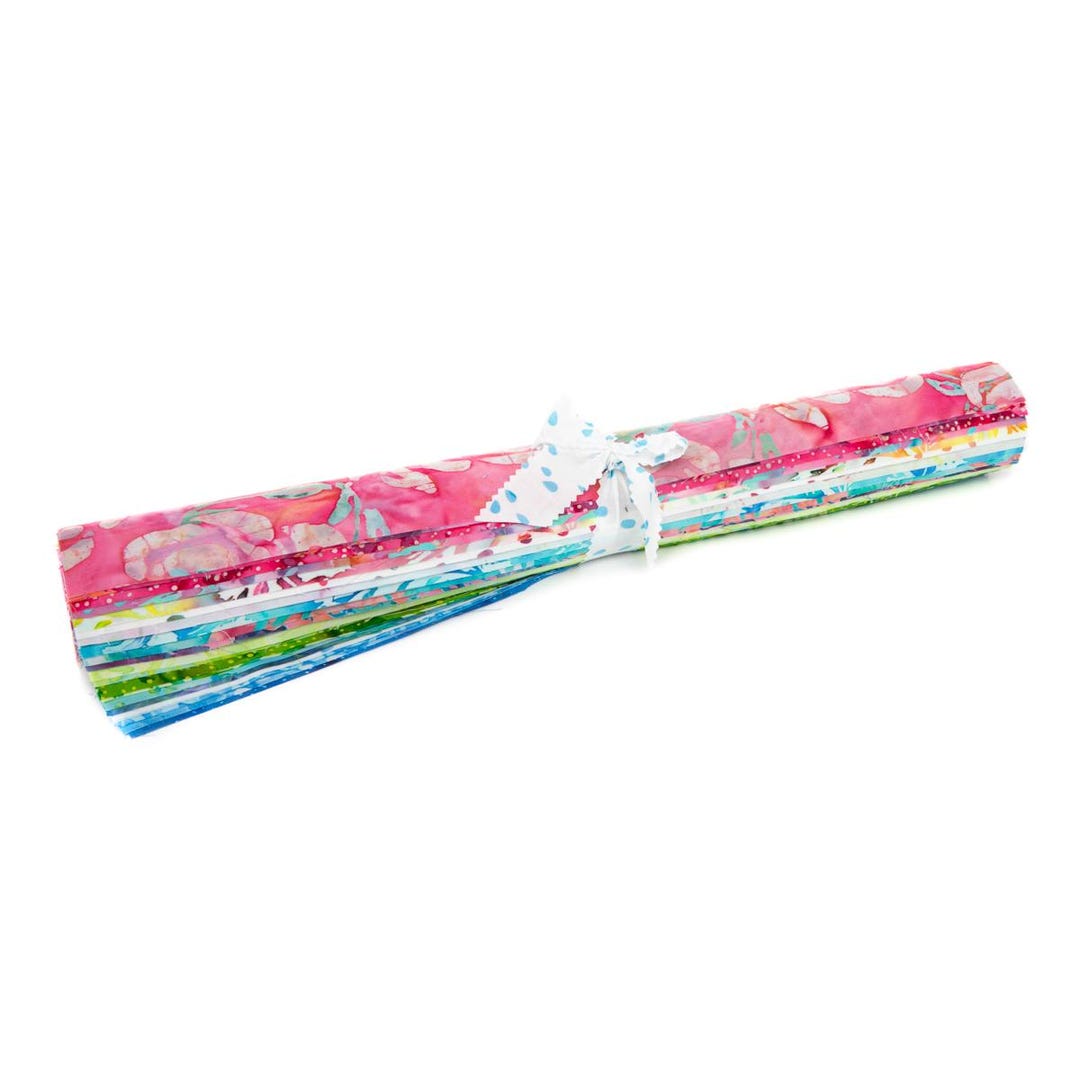 Blossom Batiks - Cascade Fat Quarter Roll by Flaurie and Finch - 20 ...