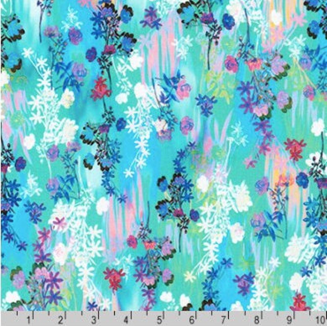 Wishwell Bright Side Waterfall Fabric by Vanessa Lillrose and Linda ...