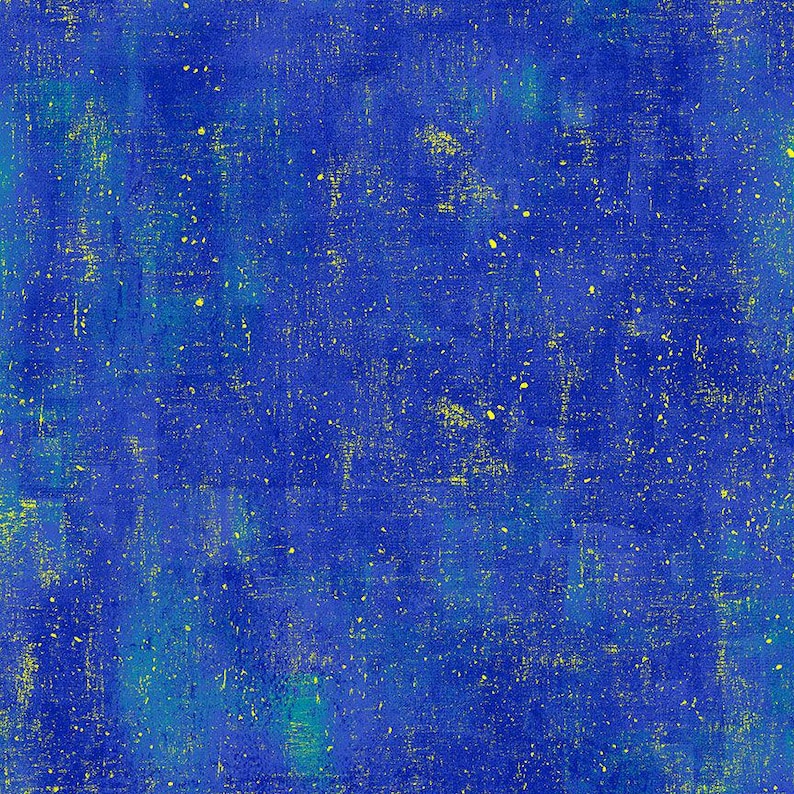 Tela de algodón azul metalizado: textura rayada dorada de Chong-a Hwang ...