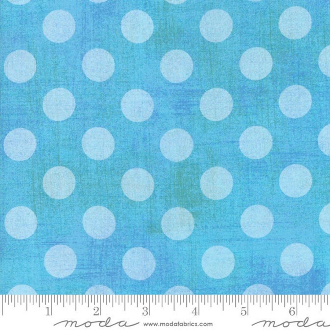 Moda Fabrics Grunge Hits the Spot New Blue/light Blue Fabric by ...