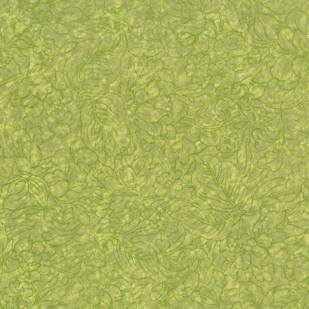 Jinny Beyer Palette - Spring Green Fabric by Jinny Beyer - Cotton ...