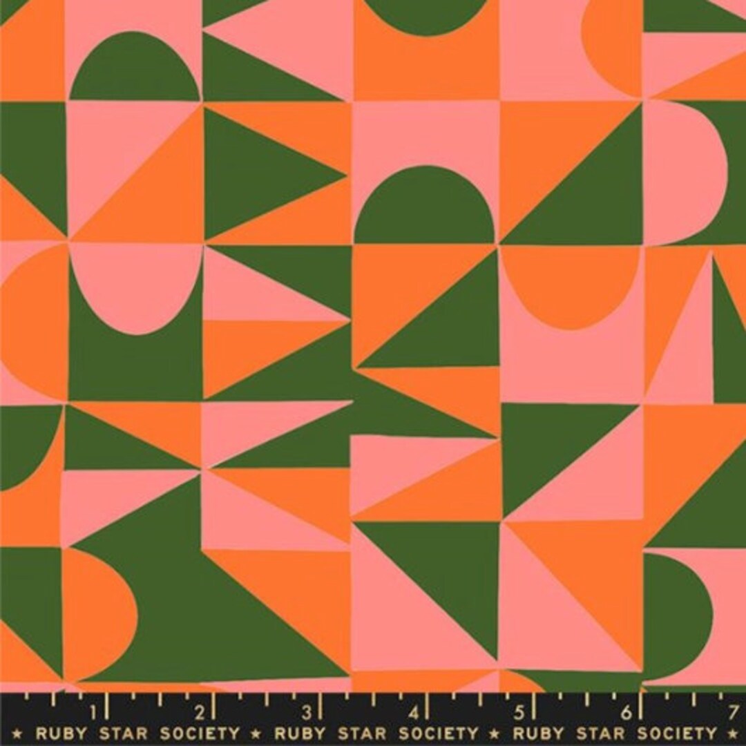 Ruby Star Society - Floradora - Building Blocks Sarah Green Fabric by ...