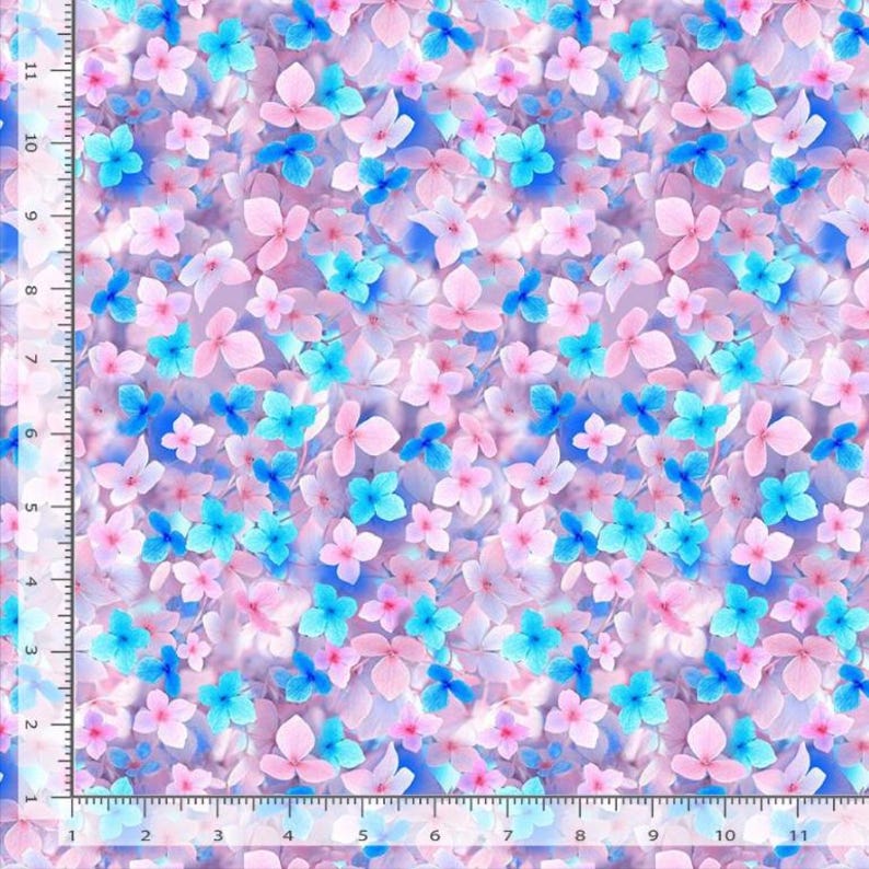 Fanciful Fronds - Delicate Cherry Blossom Fabric - Cotton Fabric - Etsy