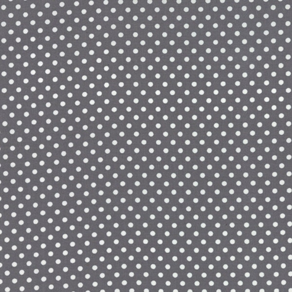 Grey Dot Fabric - Etsy