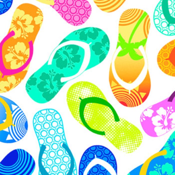 Flip Flop Fabric - Etsy