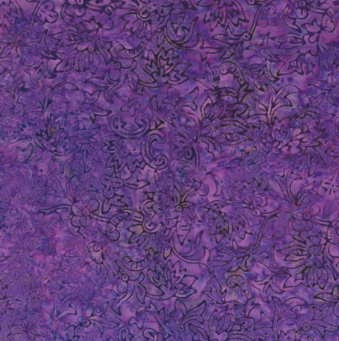 RJR Fabrics Best of Malam Batiks Trail Magenta/navy Fabric by Jinny ...