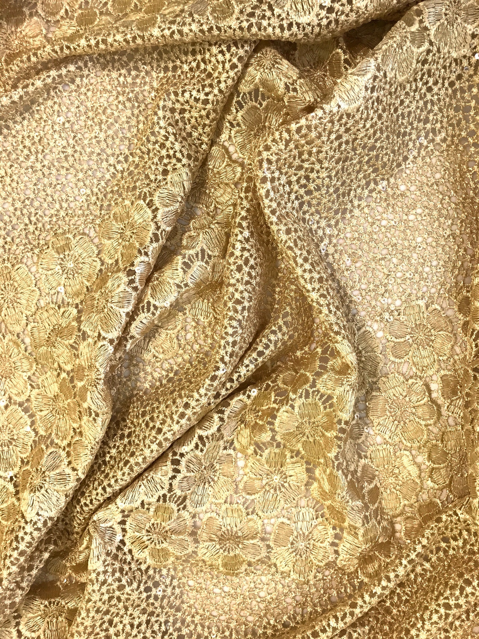 Embroidered Net Fabric Embellished With Sequins 48 - Etsy