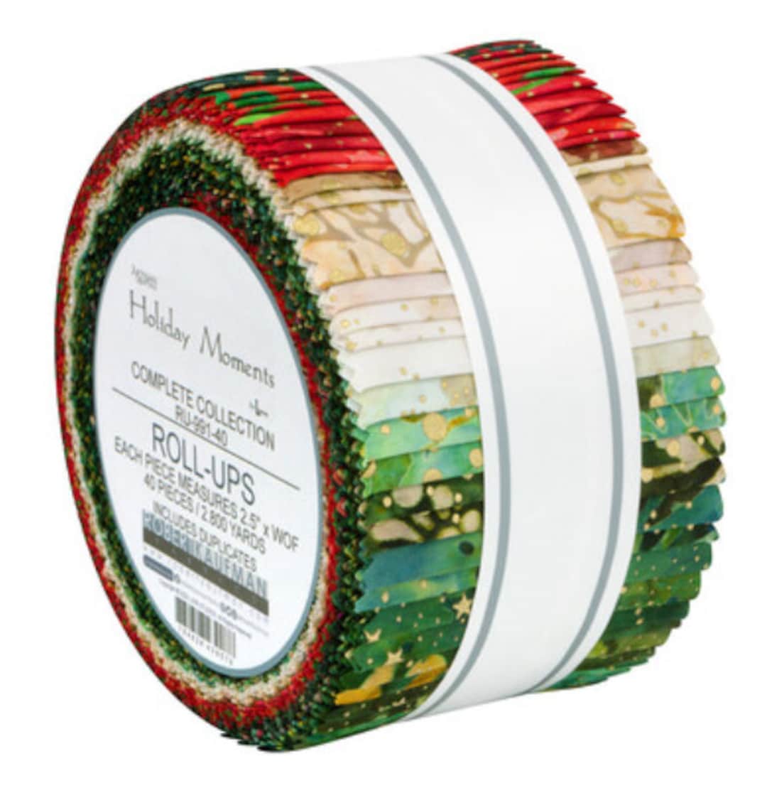 Artisan Batiks Holiday Moments Roll Up/jelly Roll 40, 2.5 X 42 Precut ...