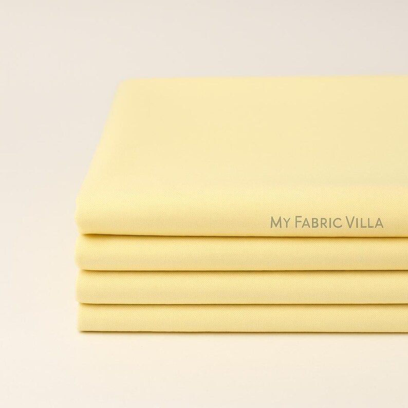 Bella Solids – Baby Yellow Fabric by Moda | 100% Cotton Quilting Fabric ...