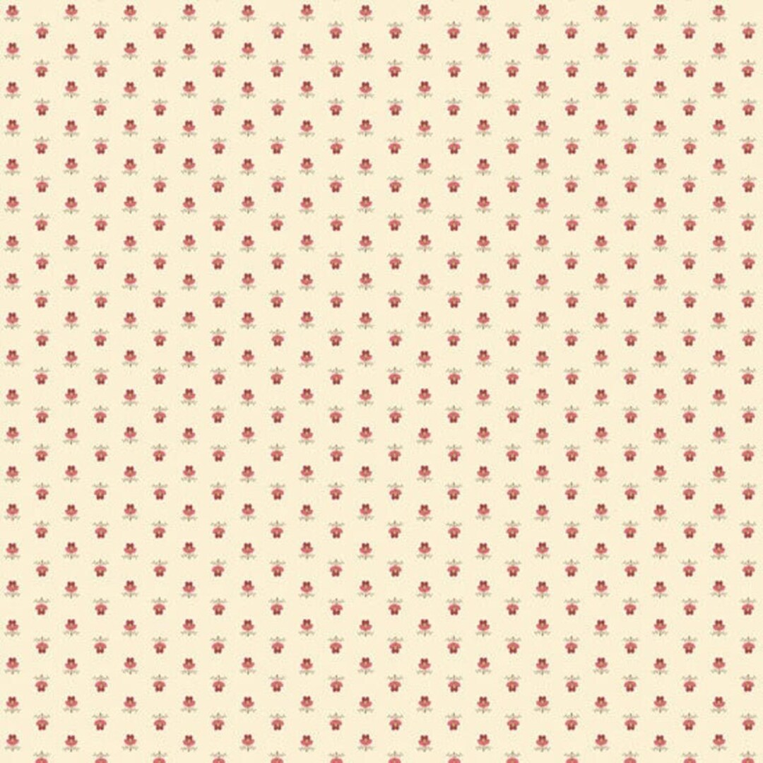 Dargate Vines Red Florals Fabric by Margo Krager - Cotton Fabric - Etsy
