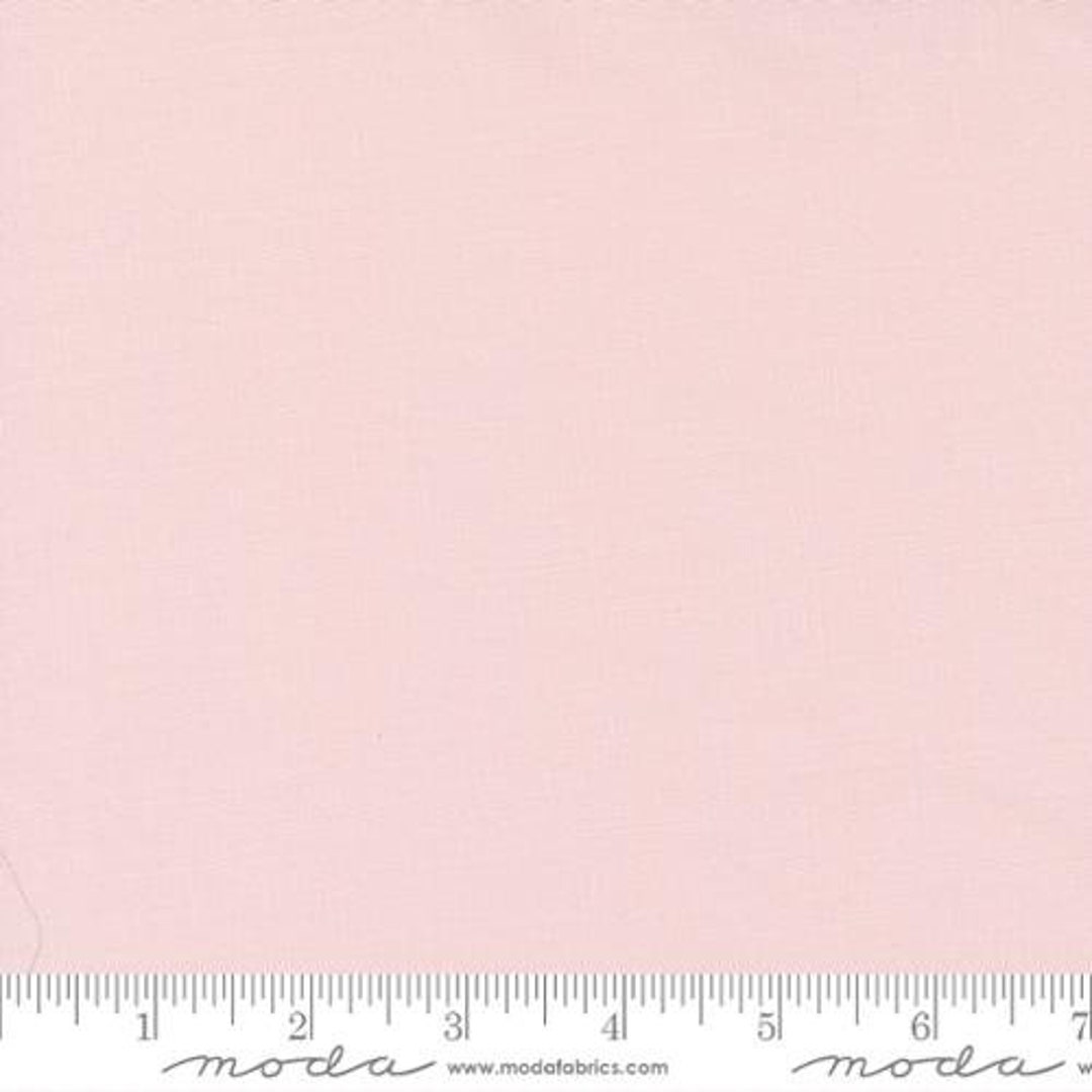 Bella Solids Baby Pink by Moda Fabrics Cotton Fabric - Etsy