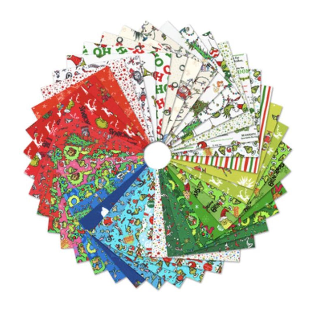 How the Grinch Stole Christmas - Grinchmas Colorstory Ten Squares by Dr ...