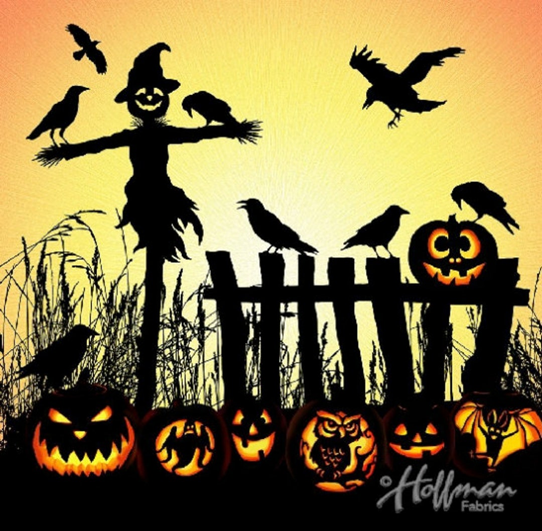 45" Panel - Supernova Seasons Scarecrow Digital Panel - Sold by the ...
