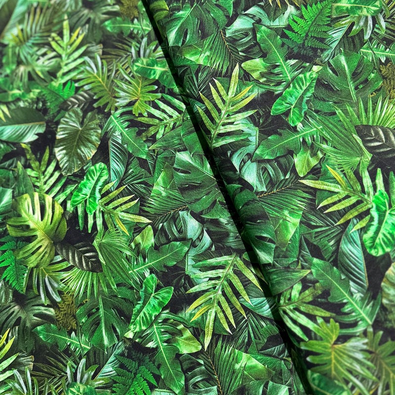 Jungle Print Fabric - Etsy