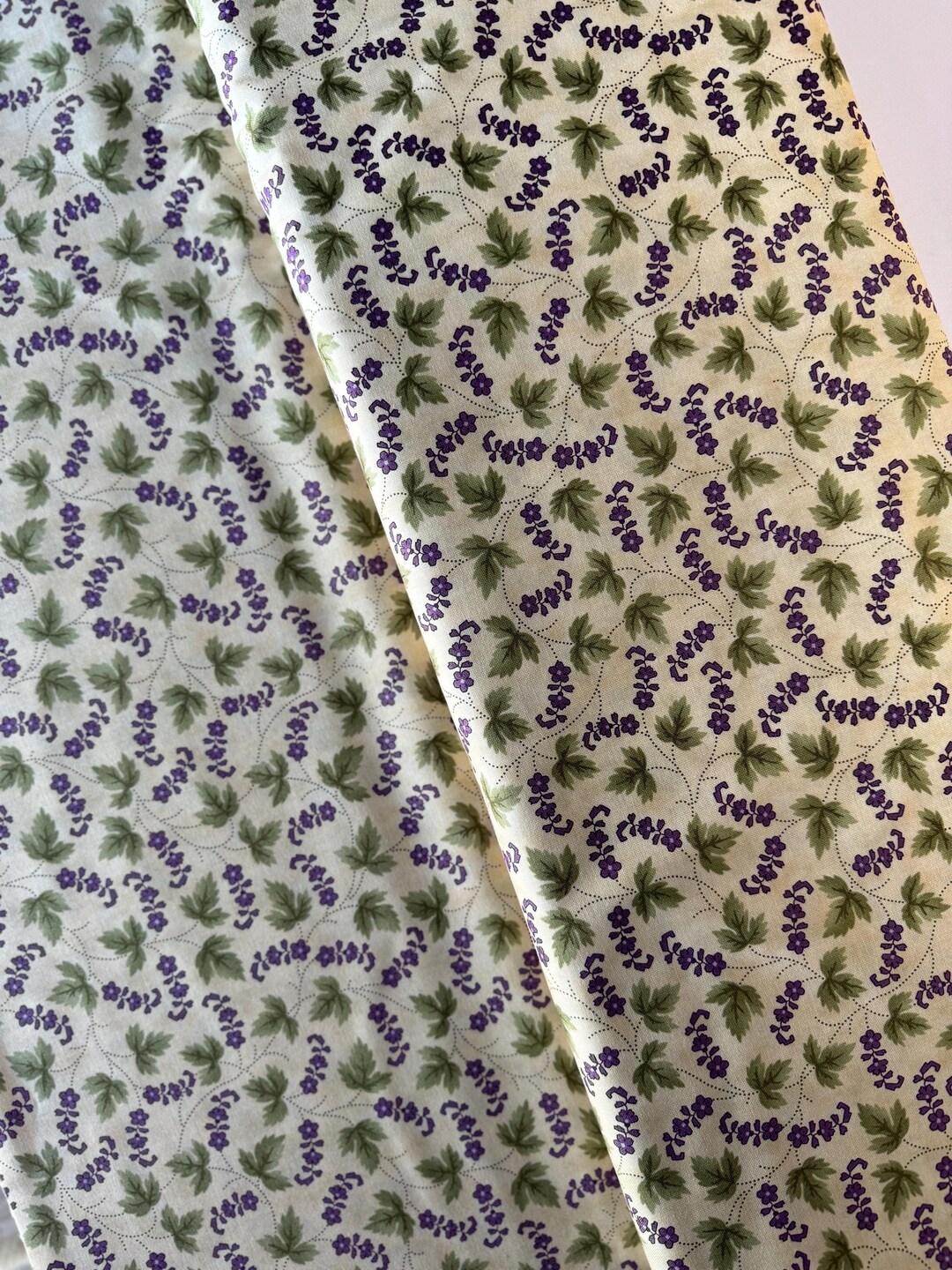 Iris Ivy Ivory - Floral Fabric by Jan Patek - Cotton Fabric - Etsy