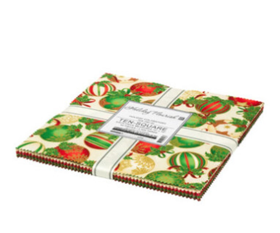 Holiday Flourish 15 - 2021 Holiday Colorstory Ten Squares/layer Cake ...