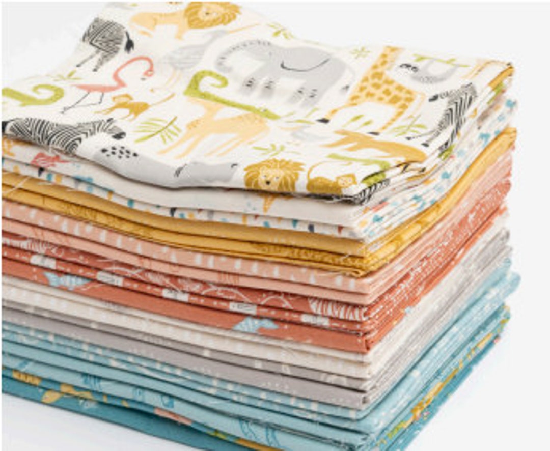Noah's Ark Fat Quarter Bundle by Stacy Iest Hsu for Moda Fabrics 20 Fat ...