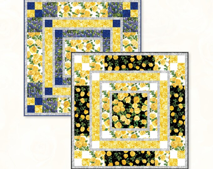 Flowers of Friendship - Sunsprite Blue/yellow Kit - Etsy