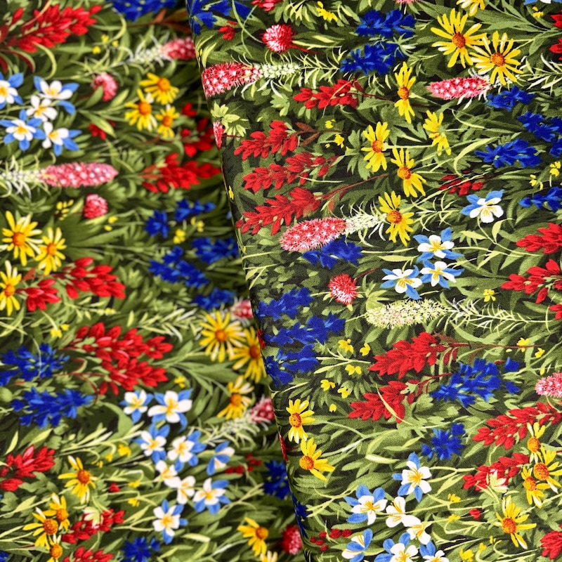 Wildflower Fabric - Etsy