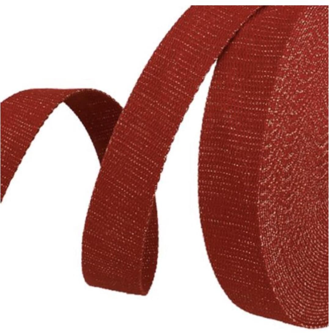 Metallic Strapping 1 1/4" Red - 1.25" Wide Polypropylene Metallic ...