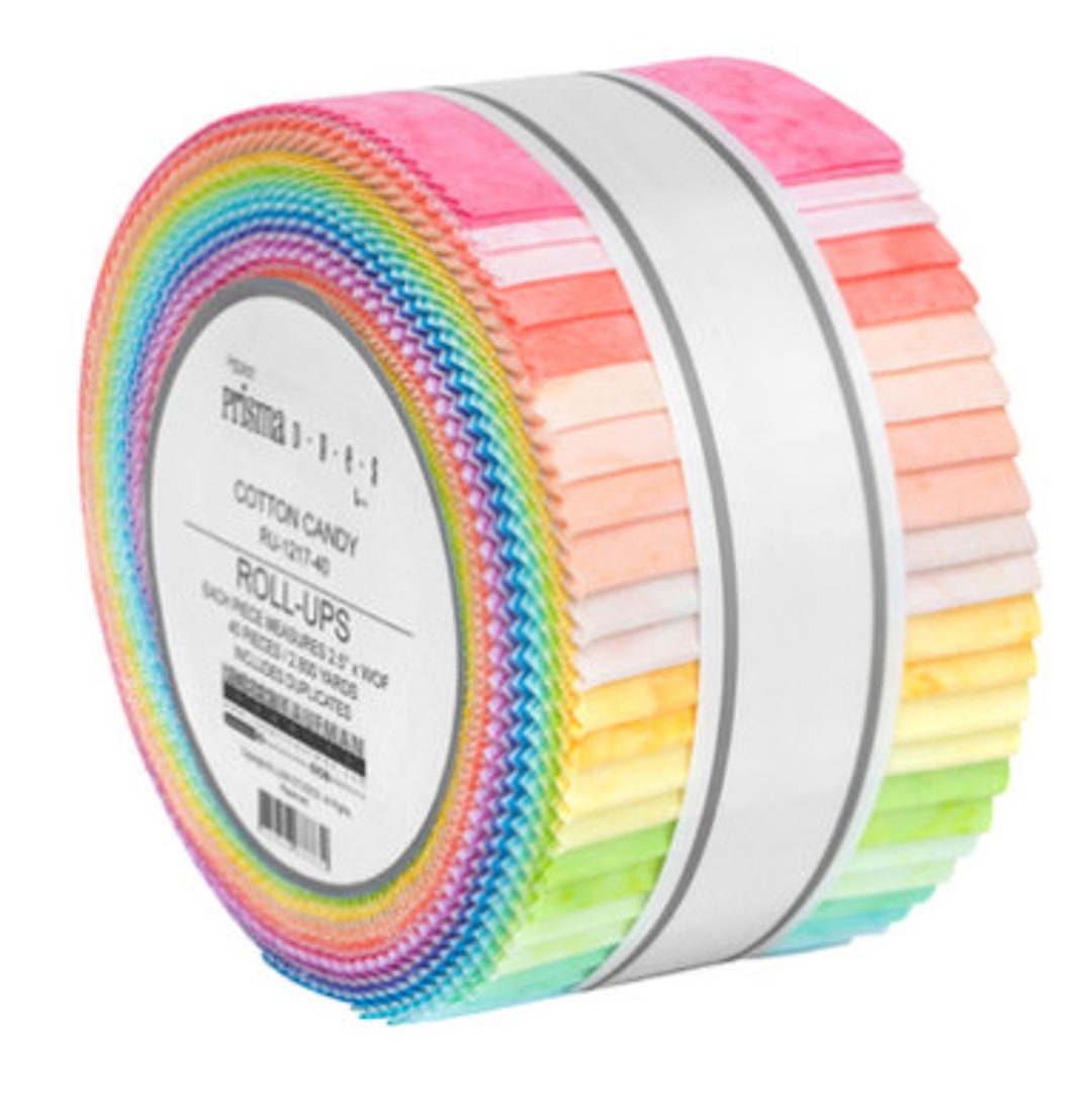 Artisan Batiks Prisma Dyes Cotton Candy Roll-up/jelly Roll - 40, 2.5" X ...