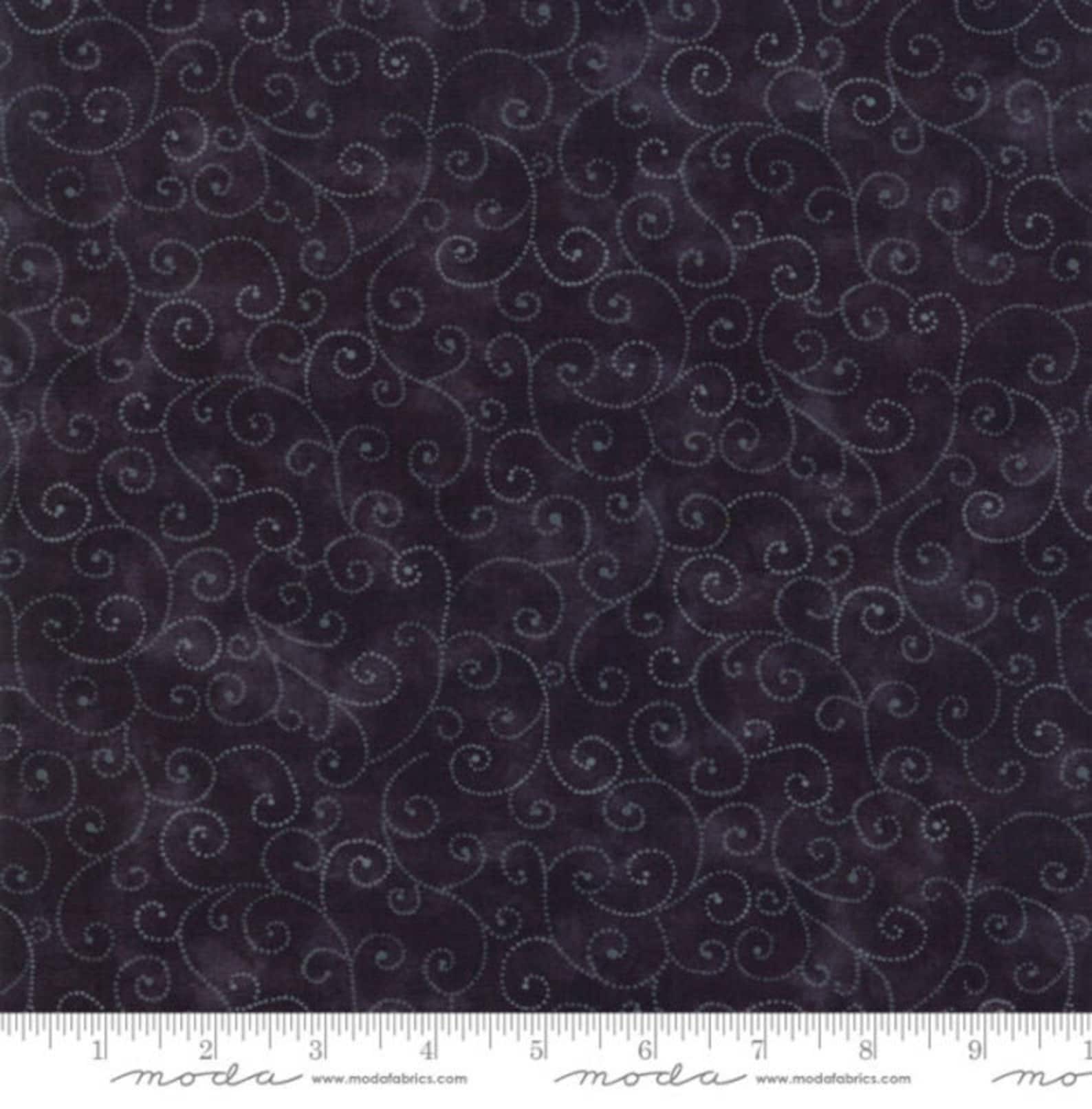 Marble Swirls Jet Black Fabric by Moda Fabrics - Cotton Fabric - Etsy