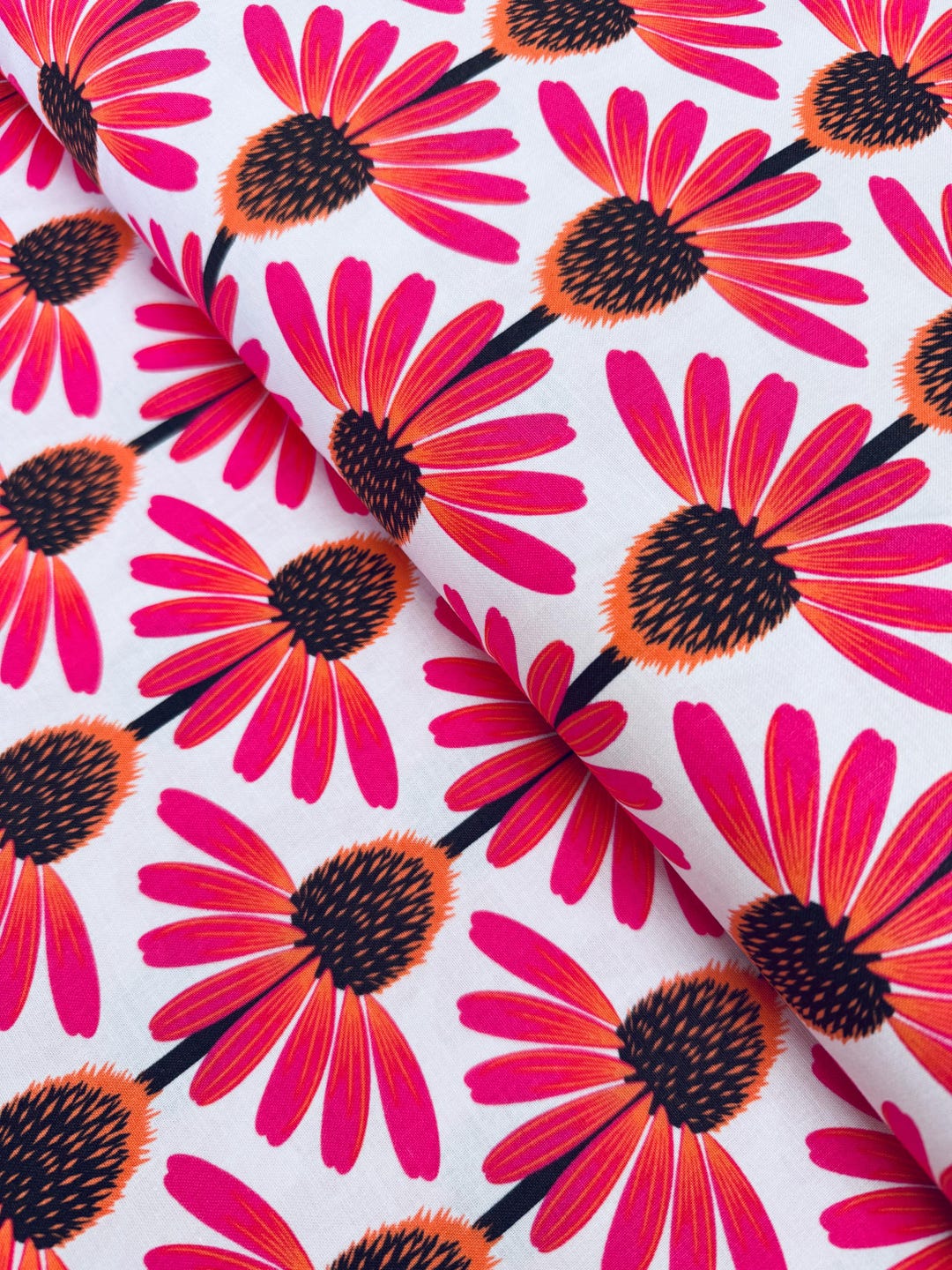 Echinacea Cotton Fabric: Love Always - Anna Maria Horner Print - Etsy