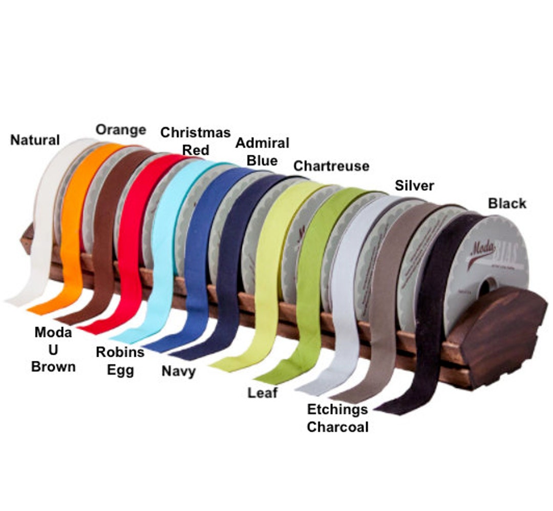 Moda Bella Bias Tape: 2-1/4" Single Fold Binding, Assorted Colors ...