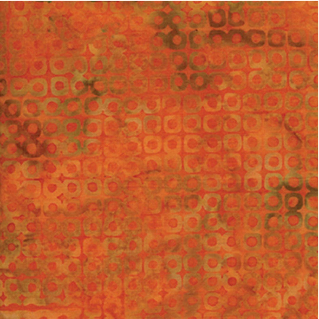 Equinox Batik - Circle Squares Batik Fabric - Cotton Fabric - Etsy