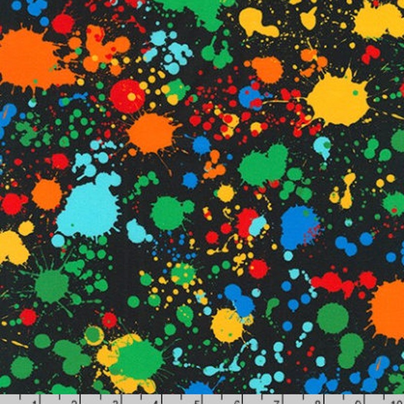Splatter Fabric - Etsy