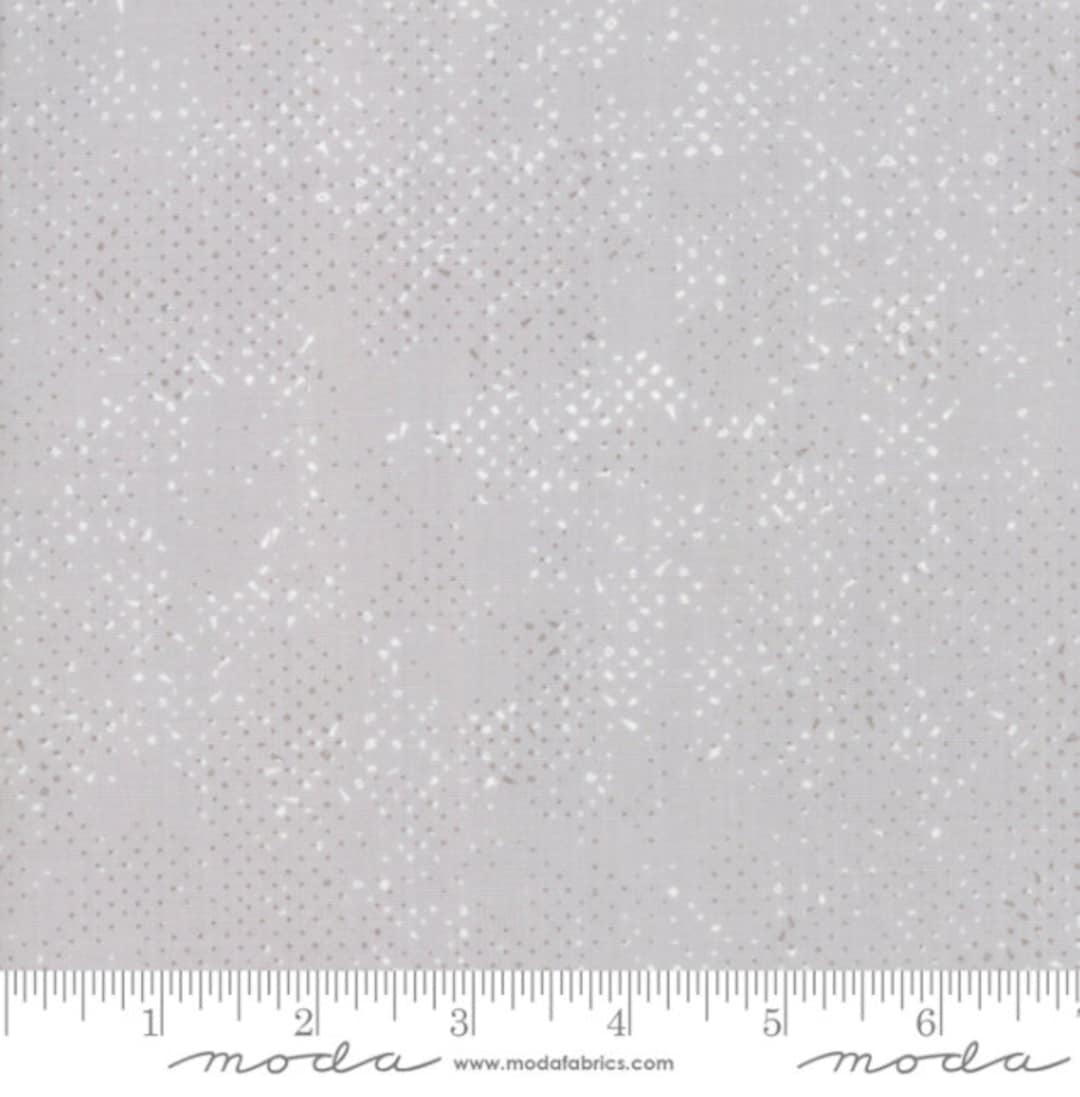 Spotted Zen Grey Cotton Fabric - Zen Chic, Moda Fabrics - Etsy