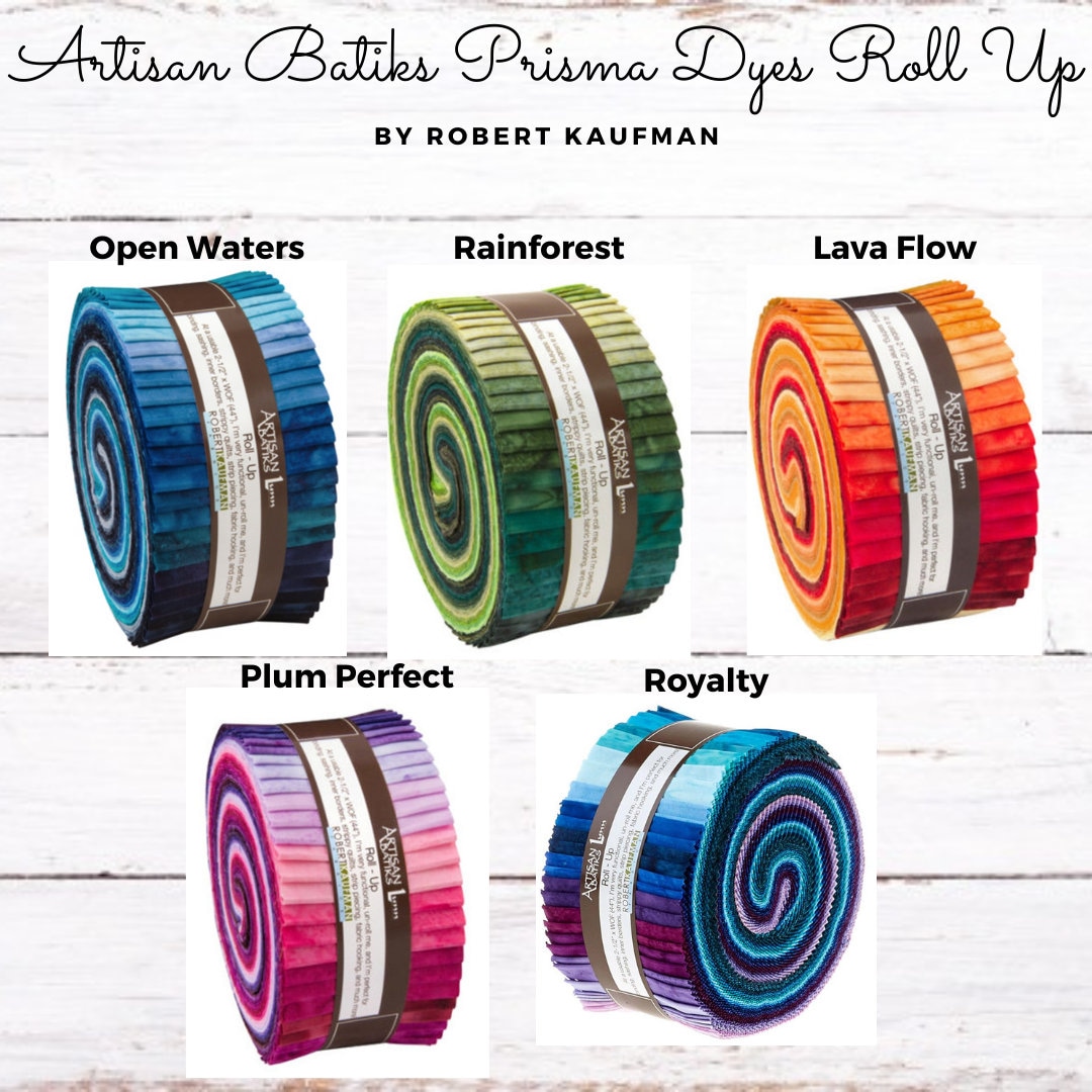 Artisan Batiks Prisma Dyes Fabric Roll Up: Open Waters, Lava Flow - Etsy