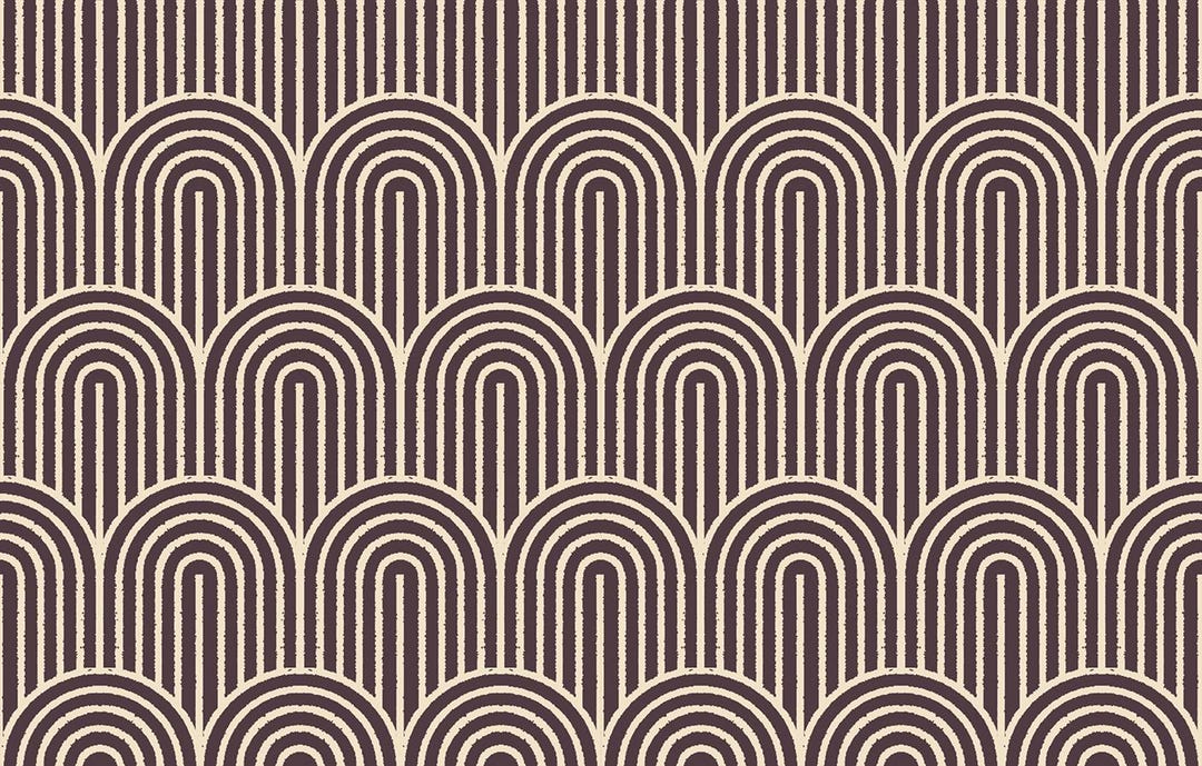 Ruby Star Society Geometry Canvas Hump Day Eggplant Fabric by Moda ...