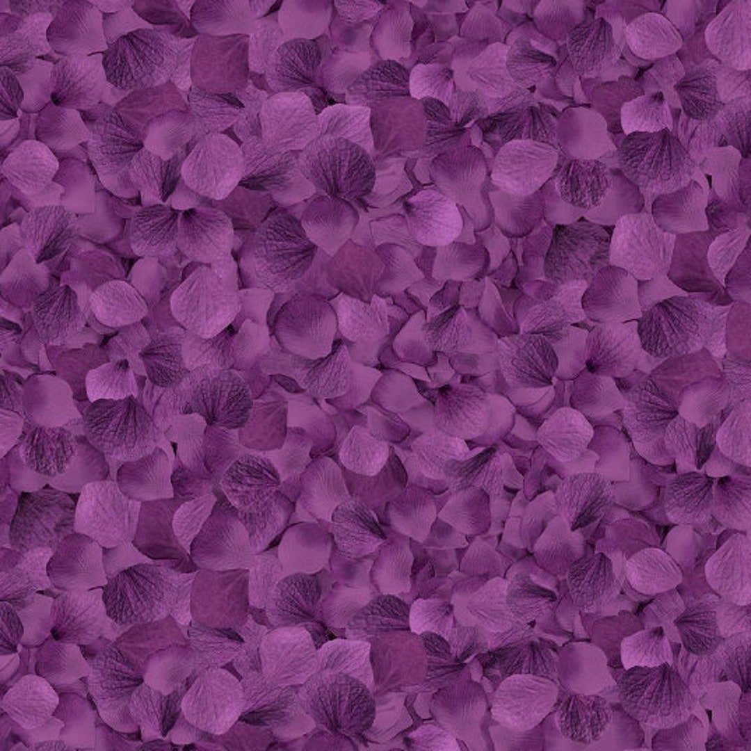 Love Letter - Packed Rose Petals Fabric by Chong-a Hwang - Digital ...