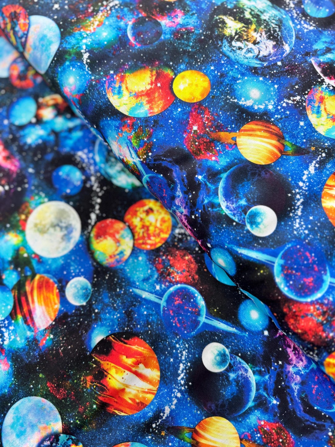 Math & Science - Funky Outer Space Fabric by Gail Cadden - Digital ...