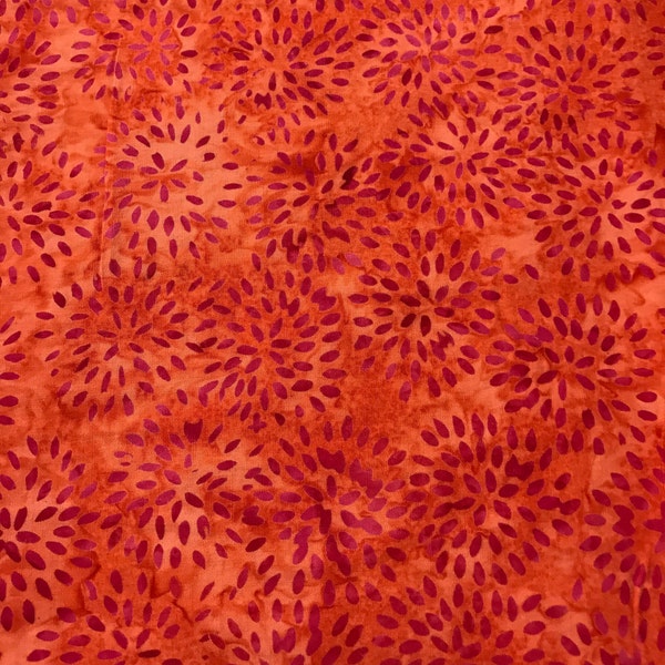 Orange Batik - Etsy