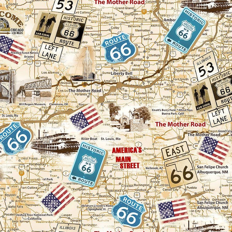 Map Fabric - Etsy