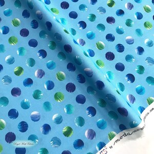 Gradients 2 Splash - Dots Blue - Digital Print - Cotton Fabric - Etsy