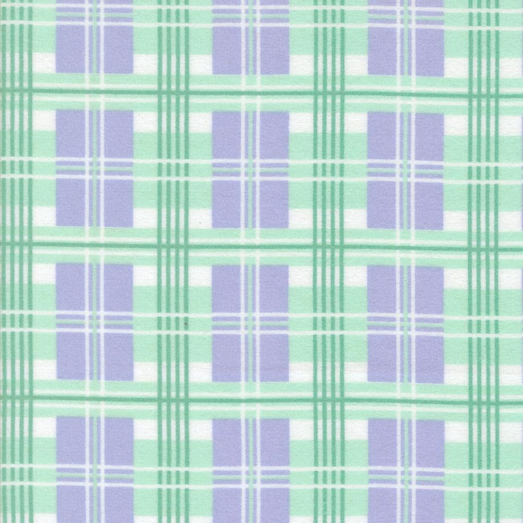 Sherbet Sunshine Plaid Lavender Flannel Fabric by Corey Yoder for Moda ...