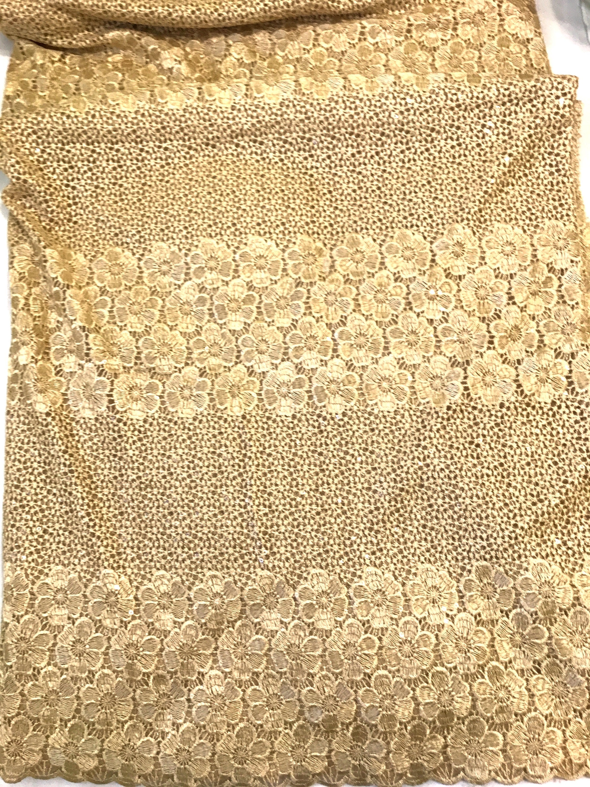 Embroidered Net Fabric Embellished With Sequins 48 - Etsy