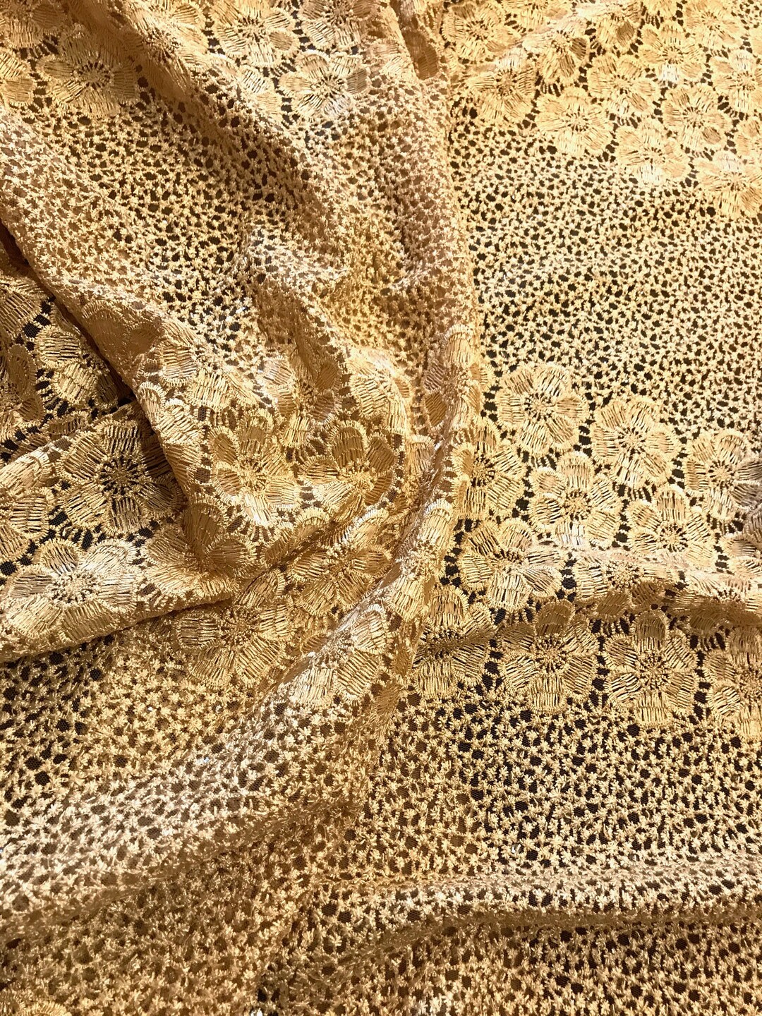 Embroidered Net Fabric Embellished With Sequins 48 - Etsy