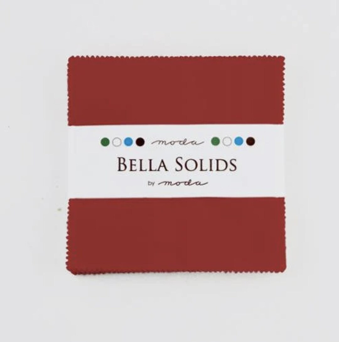 Bella Solids Red Charm Pack - 42 5" X 5" Precut Fabric Squares - Etsy