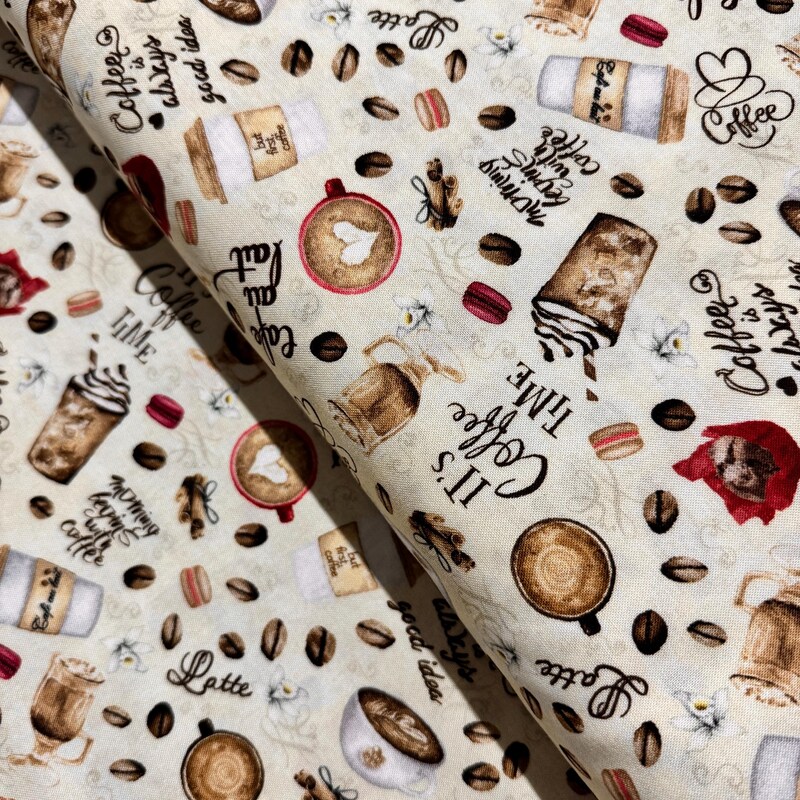 Coffee Fabric - Etsy